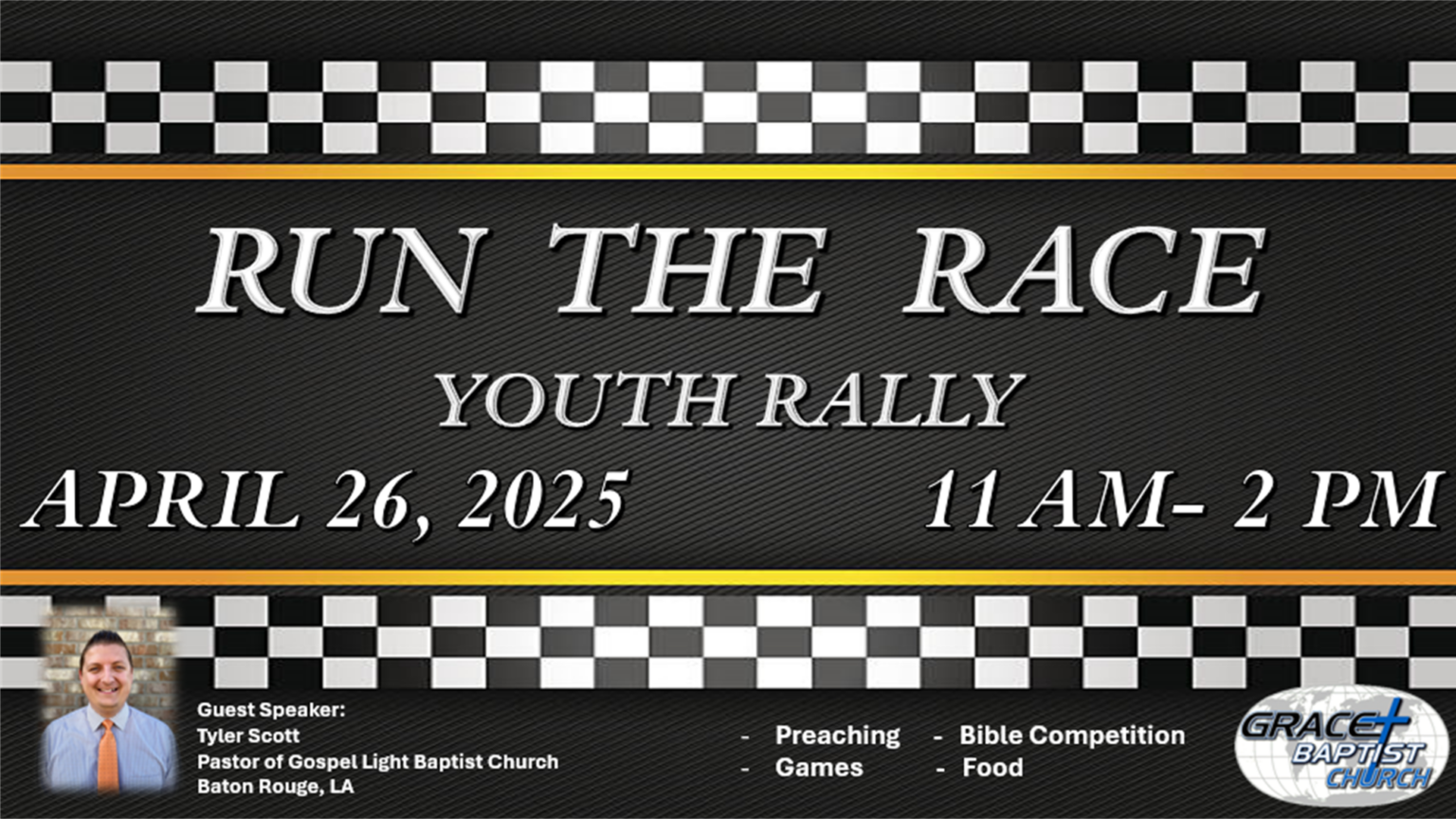 Run the Race – Youth Rally - A Place TO GROW IN GRACE